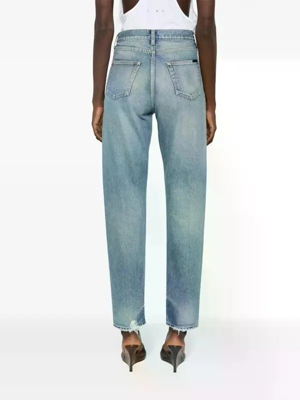 Saint Laurent High-waisted Tapered Jeans