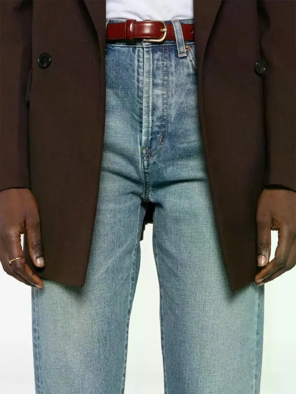 Saint Laurent High-waisted Tapered Jeans