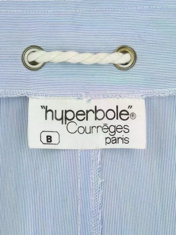 COURREGES Drawstring Zip Skirt