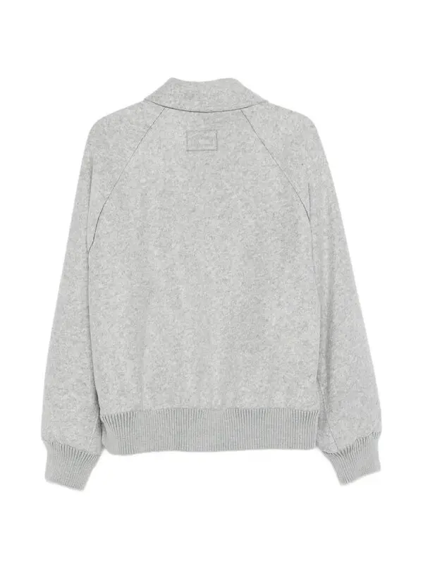 Iceberg Zip-up Bomber Jacket - Grey