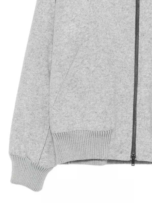 Iceberg Zip-up Bomber Jacket - Grey