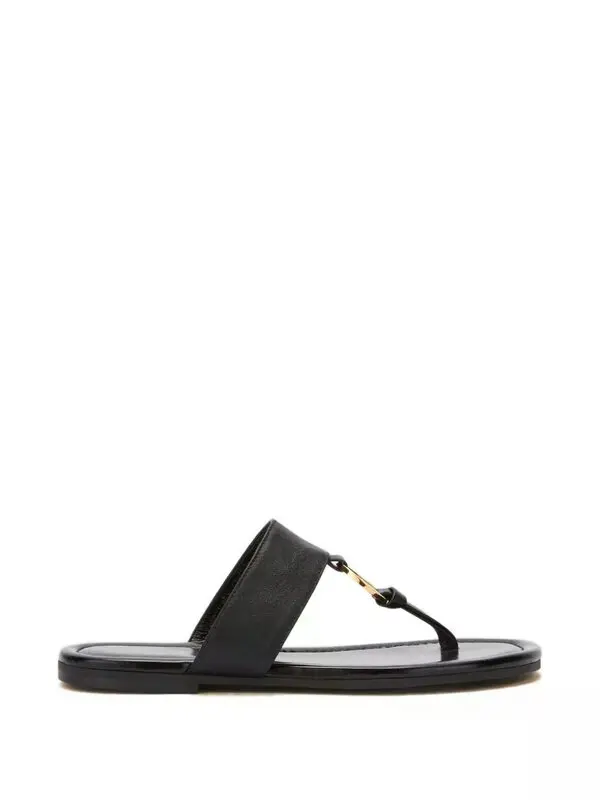 ODISSI Olivia Ring-detail Sandals - Black