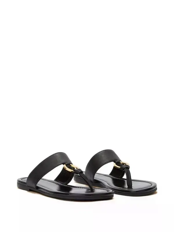 ODISSI Olivia Ring-detail Sandals - Black