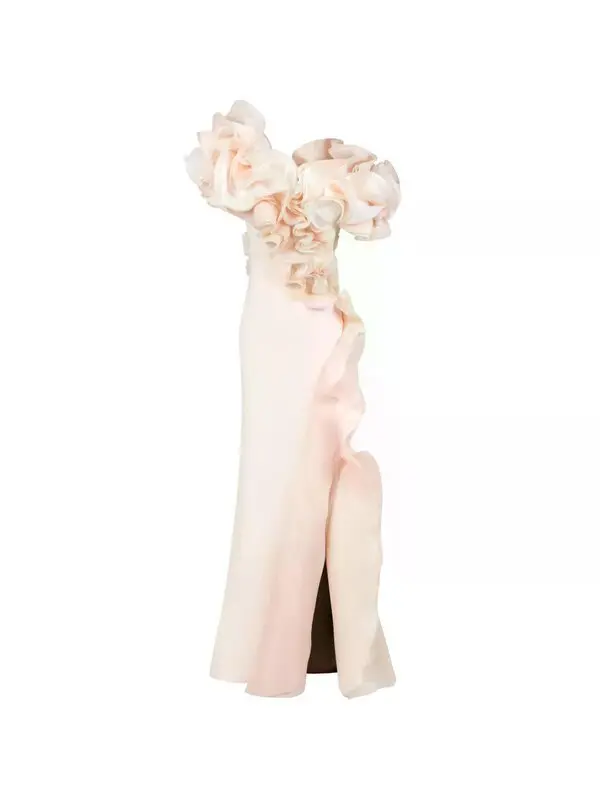 GABY CHARBACHY Gown With Ruffled Detailing