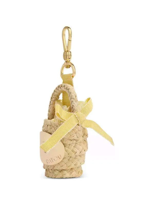 PATOU Keyring Charm - Neutrals