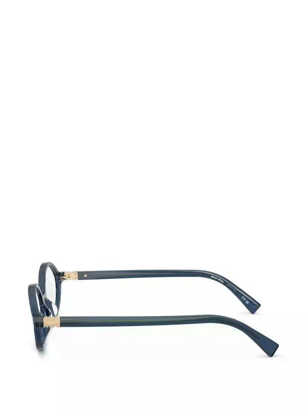Miu Miu Oval Frame Glasses