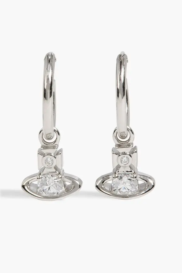VIVIENNE WESTWOOD Crystal Earrings - Silver