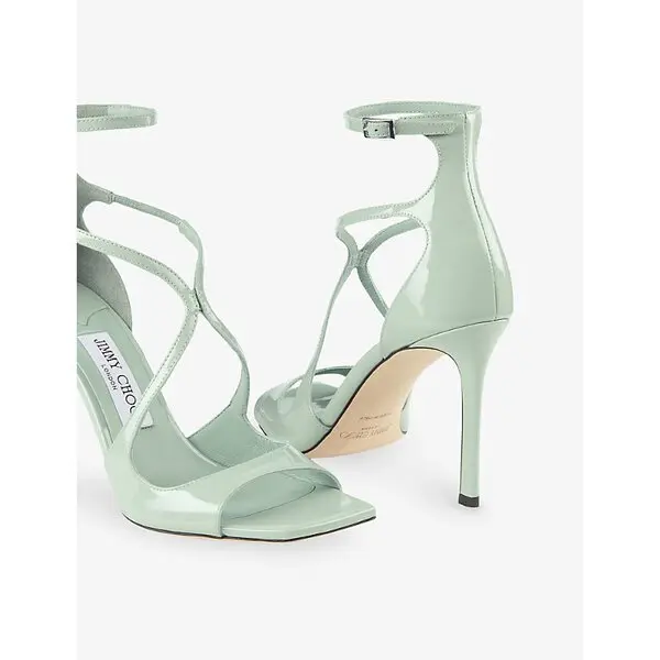 JIMMY CHOO Azia 95 Heeled Sandals - Chai