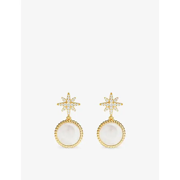 APM MONACO Nacre Météorites Earrings - 18k Gold Plated