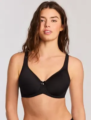 Wacoal Retro Chic Underwire T-shirt Bra - Black