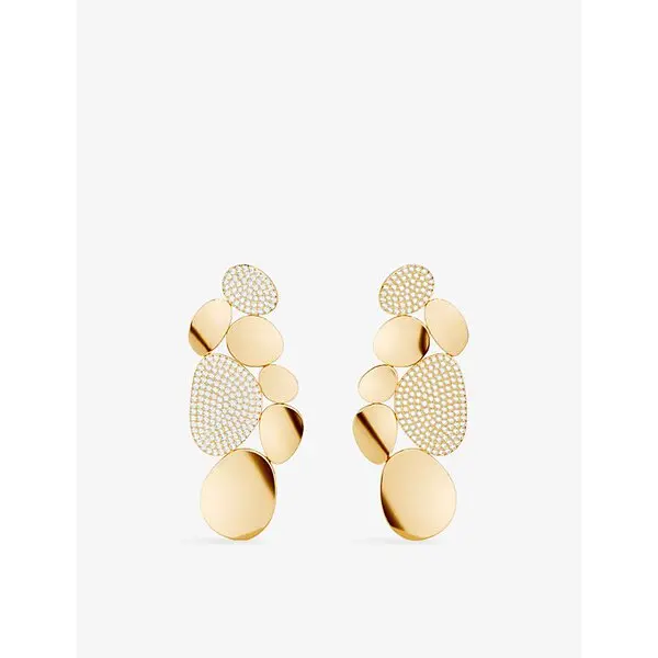 APM MONACO Soleil Statement Galet Earrings - 18k Gold Plated