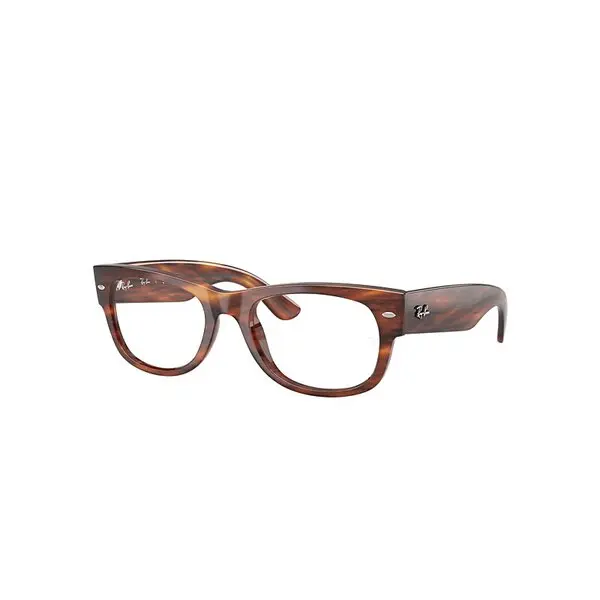 Ray-ban Mega Wayfarer Ii Optics Eyeglasses - Striped Havana