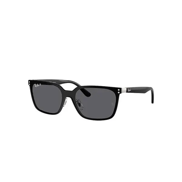 Ray-ban Sunglasses With Square Frame And Low Bridge Fit - Silver