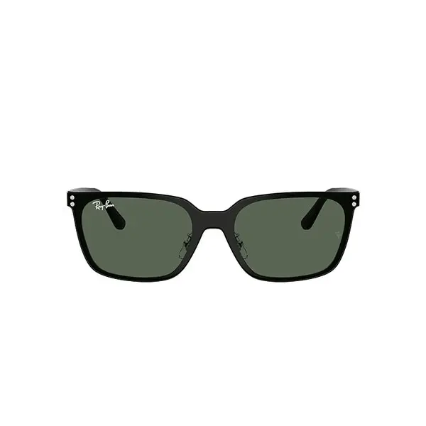 Ray-ban Sunglasses With Square Frame And Grey Lenses - Silver