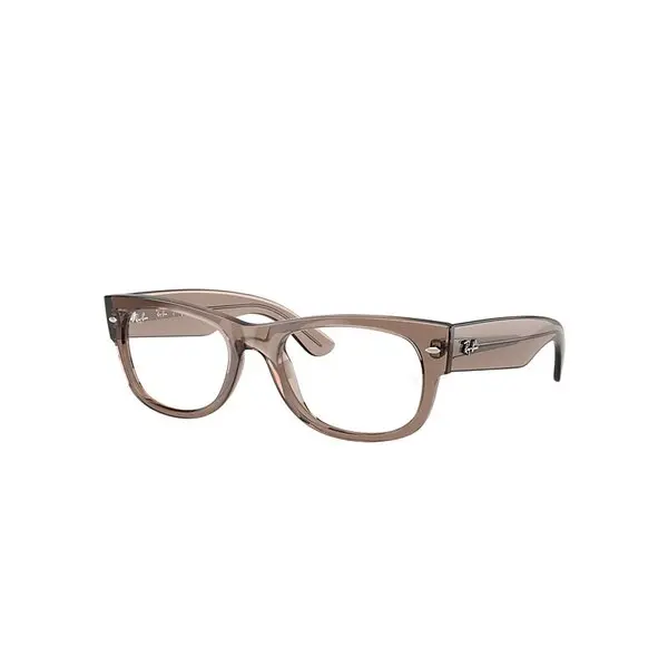 Ray-ban Mega Wayfarer Ii Optics Eyeglasses - Transparent Taupe Beige