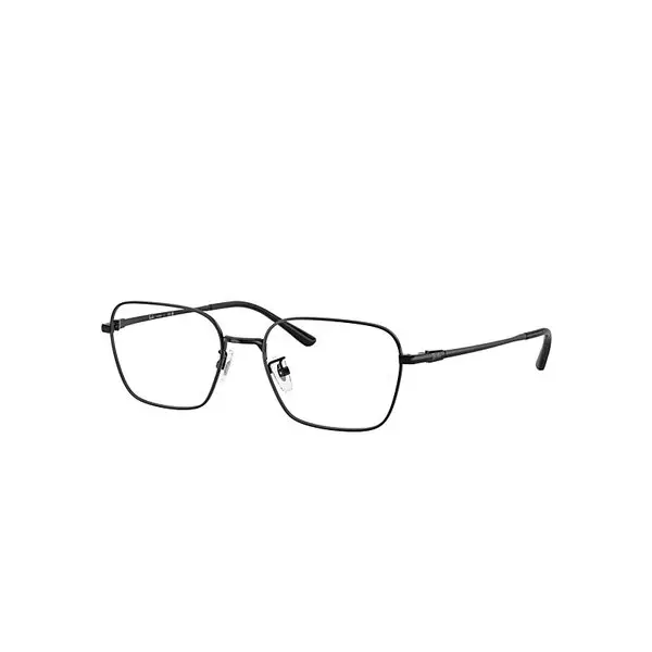 Ray-ban Titanium Square Frame Eyeglasses - Black