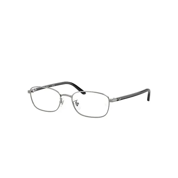 Ray-ban Rb6551d Optics Eyeglasses Frame With Clear Lenses - Black