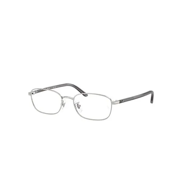 Ray-ban Rb6551d Optics Eyeglasses Frame With Clear Lenses - Transparent Dark Grey