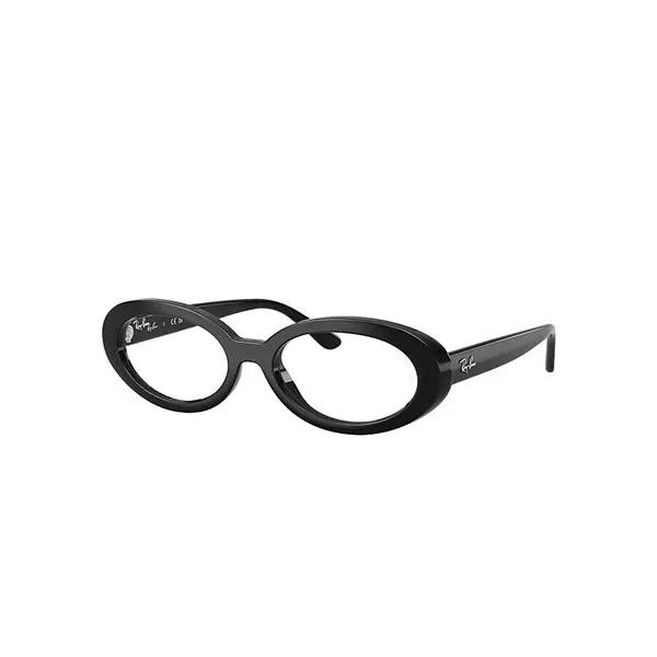 Ray-ban Oval Eyeglasses - Black