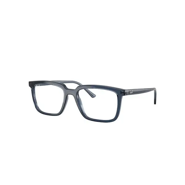 Ray-ban Full Rim Rectangle Eyeglasses - Transparent Blue