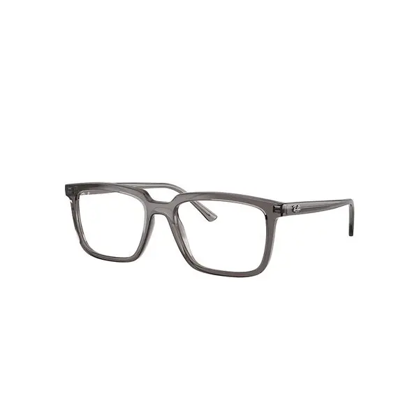 Ray-ban Full Rim Rectangle Eyeglasses - Transparent Grey