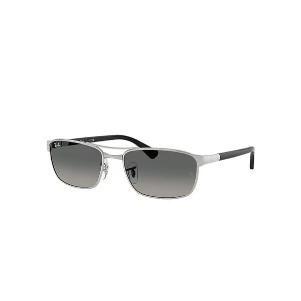 Ray-ban Rectangular Full Rim Sunglasses - Black