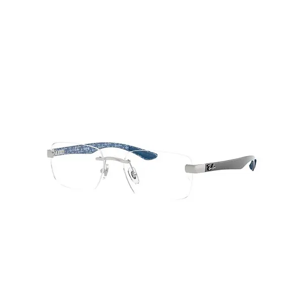 Ray-ban Rb8423 Optics Eyeglasses Frame - Silver
