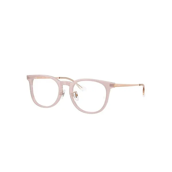 Ray-ban Square Frame Eyeglasses - Rose Gold