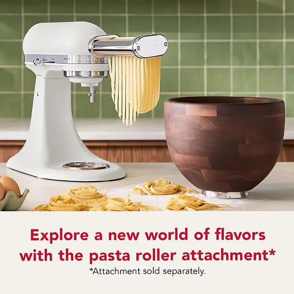 KITCHENAID 3 In 1 Metal Pasta Attachment - Silver
