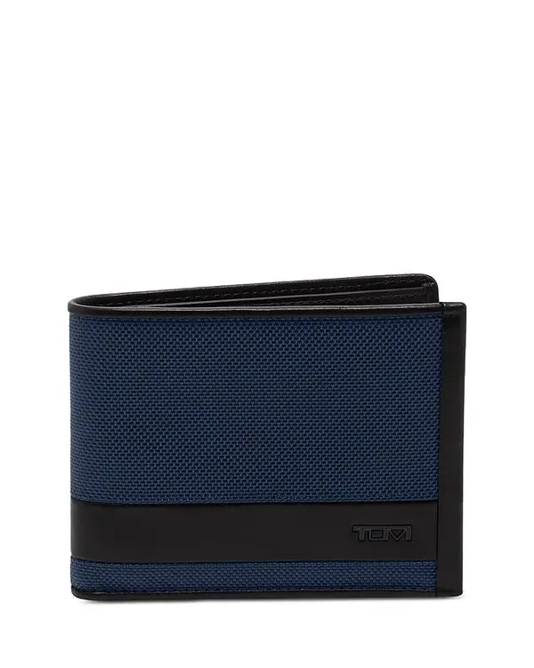 Tumi Alpha Global Double Billfold - Navy