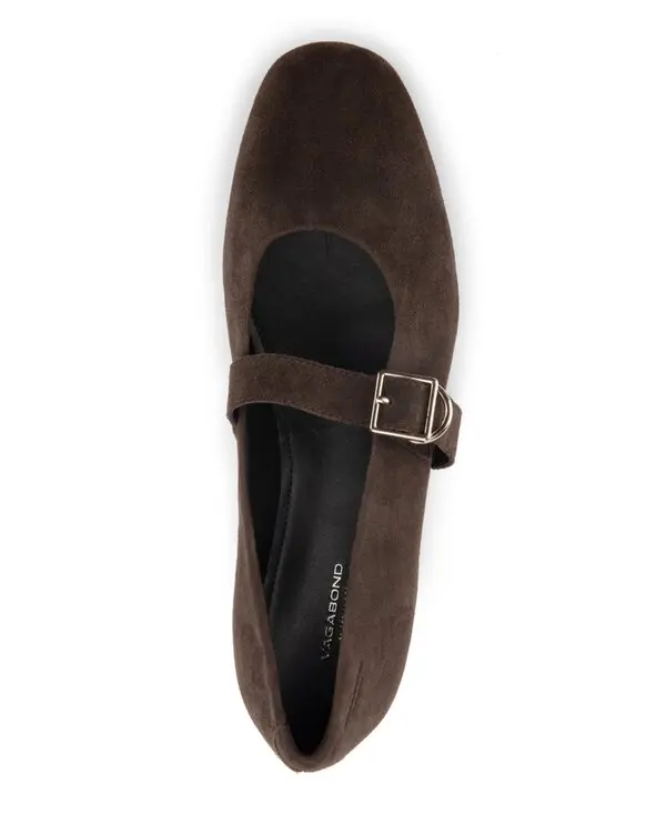 VAGABOND SHOEMAKERS Jolin Suede Mary Jane Ballet Flats