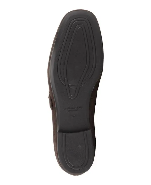 VAGABOND SHOEMAKERS Jolin Suede Mary Jane Ballet Flats - Coffee