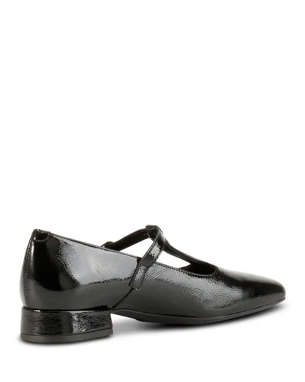 VAGABOND SHOEMAKERS Debbi Leather T-strap Flats - Black