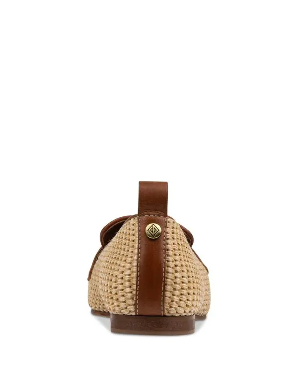 DONALD PLINER Penny Loafer Flats - Saddle