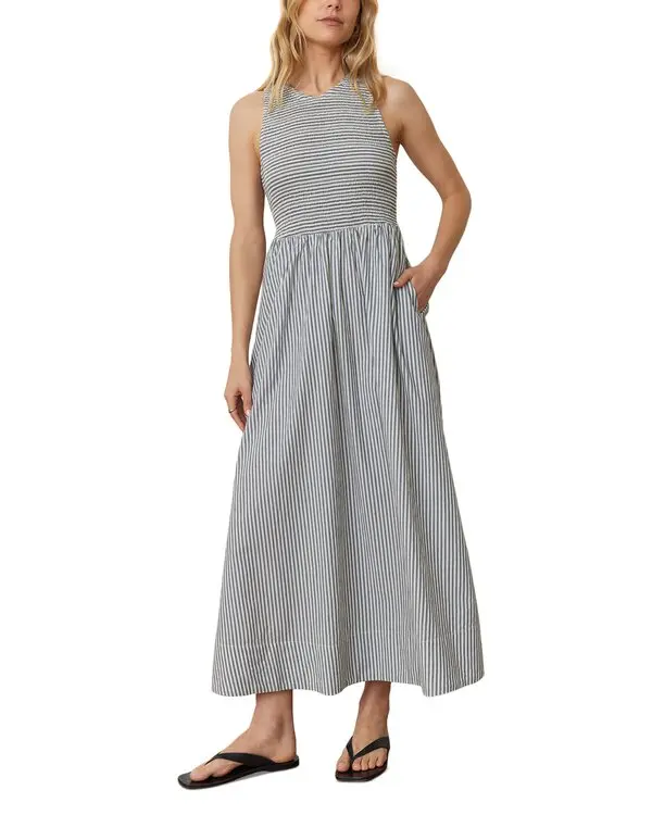 Marine Layer Darcy Smocked Maxi Dress