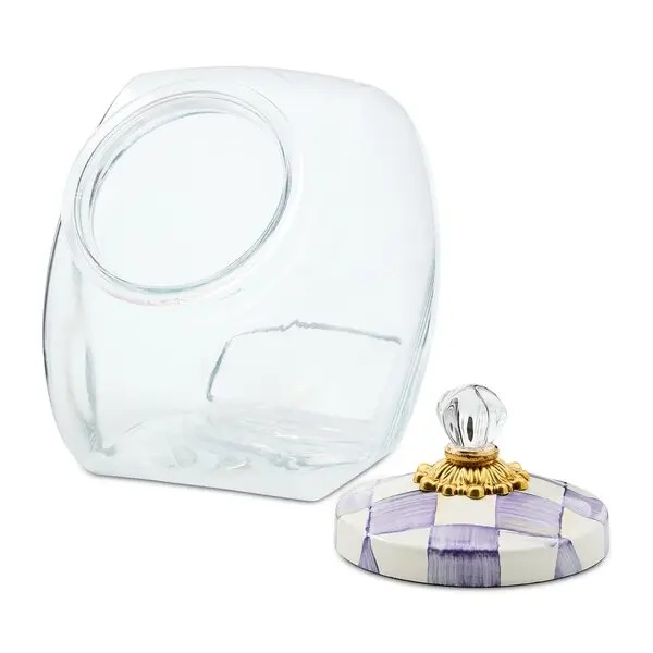 MACKENZIE-CHILDS Sweets Jar With Check Lid