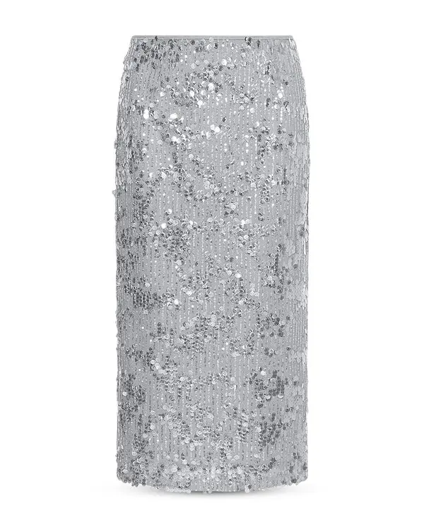 Marella Sequin Embellished Midi Skirt