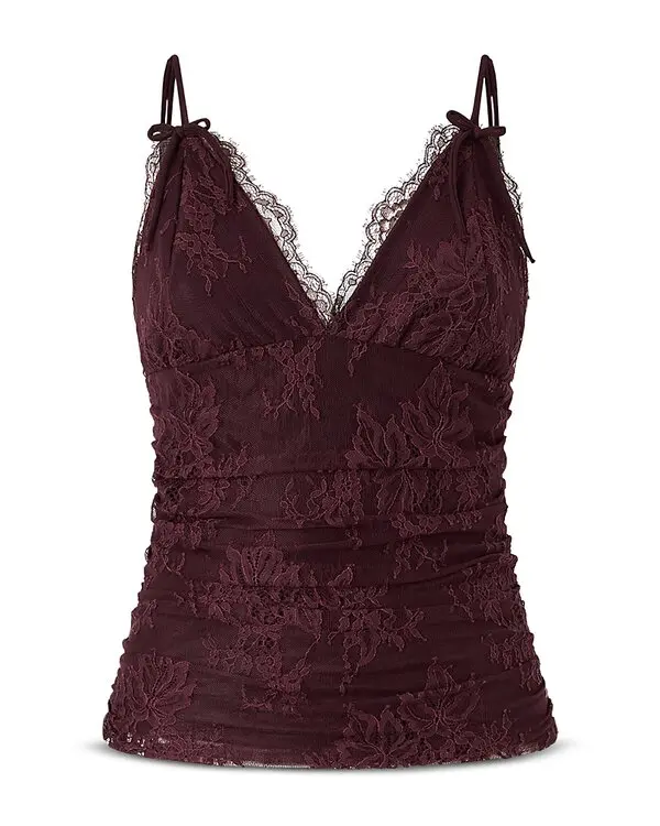 Pinko Lace Top With Tie Detail - R