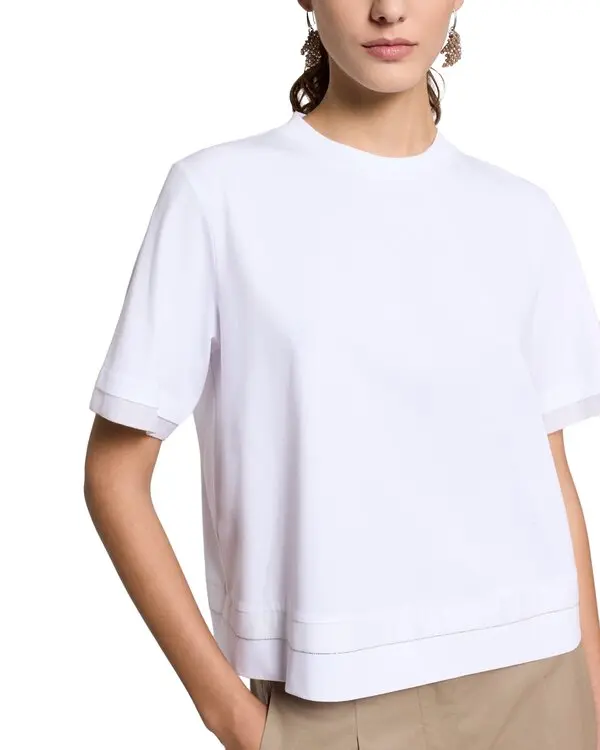 Peserico Layered Hem Tee
