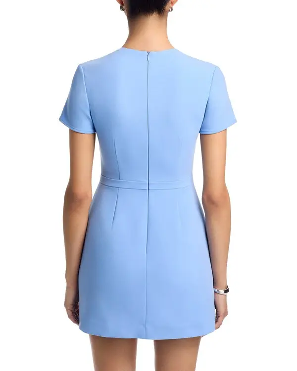 French Connection Whisper Mini Dress - Blue Hydrangea