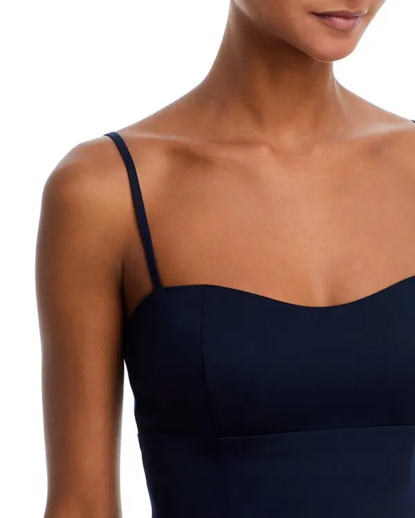 French Connection Sateen Bustier Cami - Marine