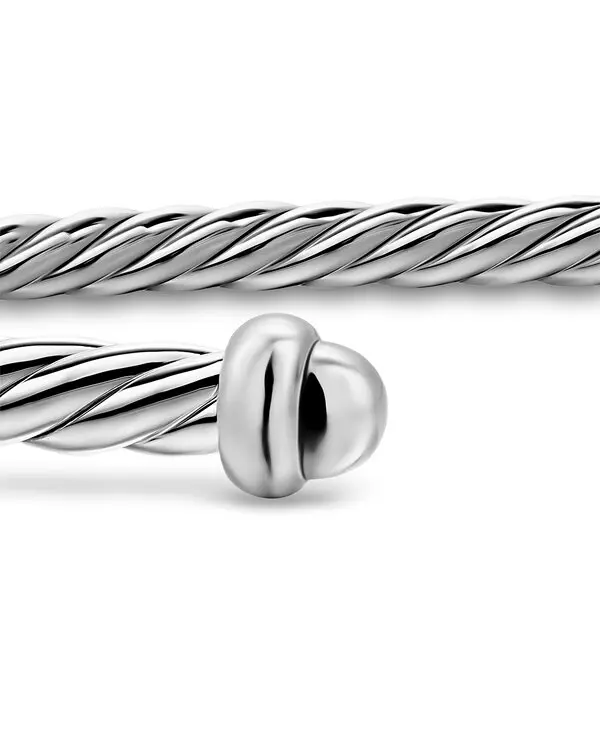 David Yurman 2.6mm Micro Cable Flex Bracelet - Silver