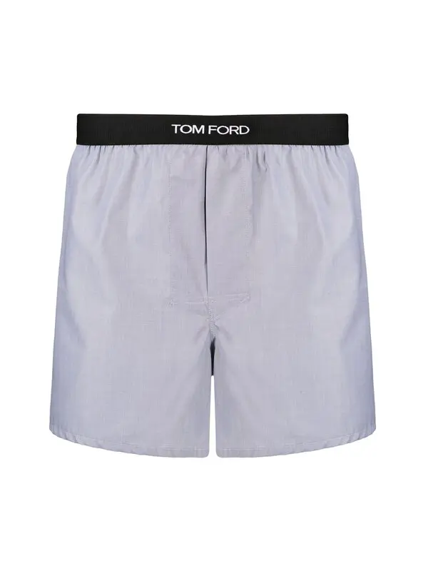 TOM FORD Cotton Shorts - Grey