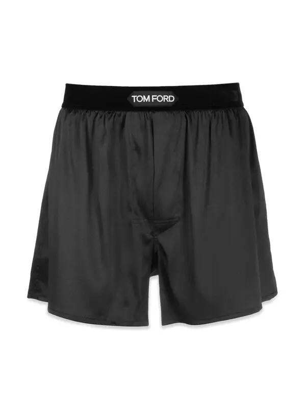 TOM FORD Silk Boxers - Black