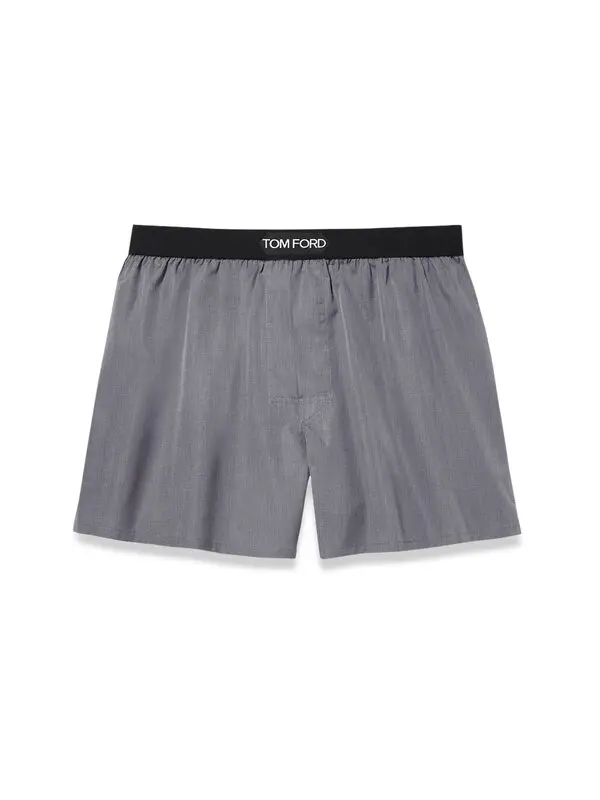 TOM FORD Cotton Shorts - Grey
