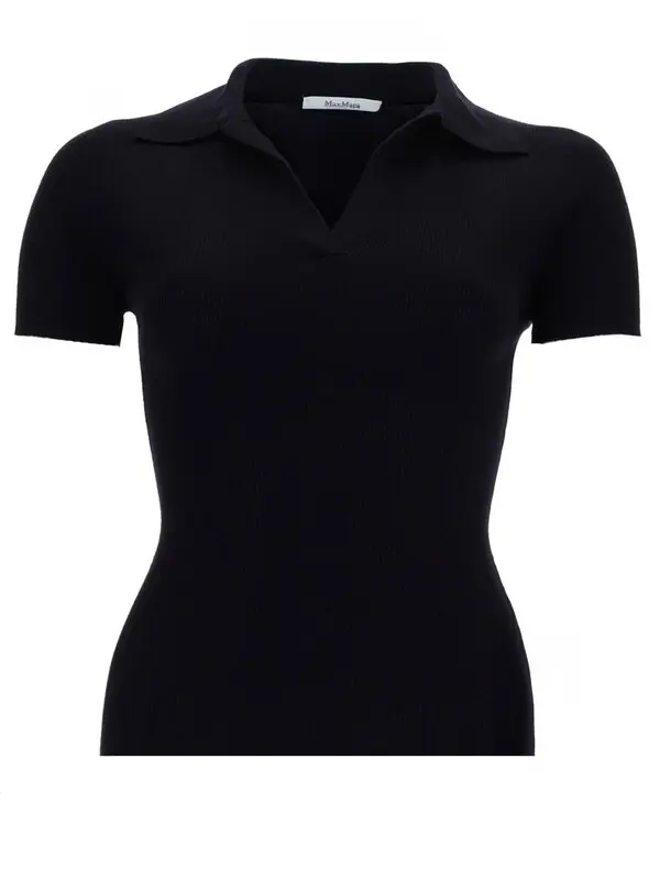 Max Mara Collared Top - Blue