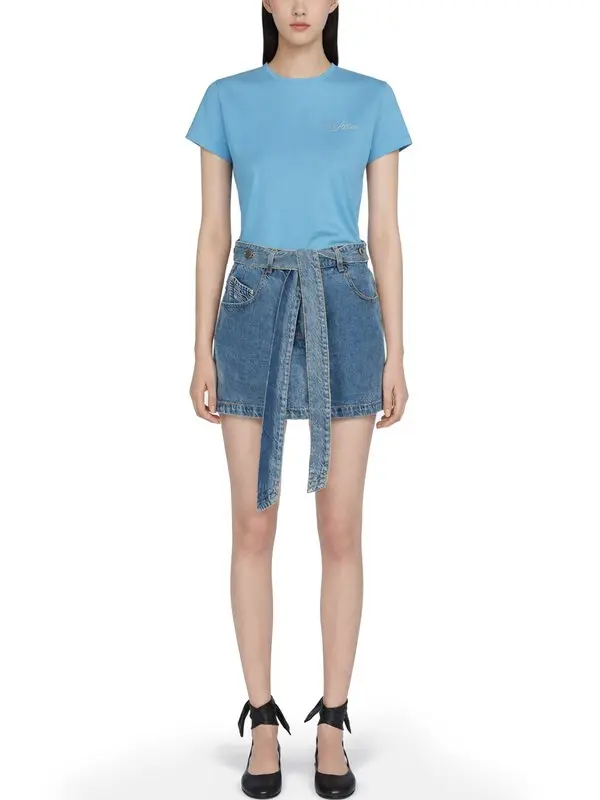 Attico Belted Skirt