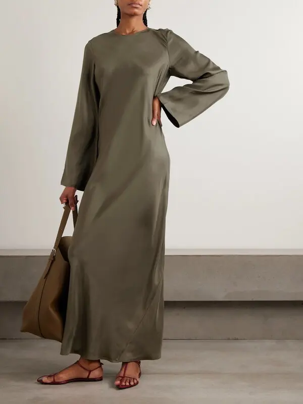 RÓHE Silk-twill Maxi Dress