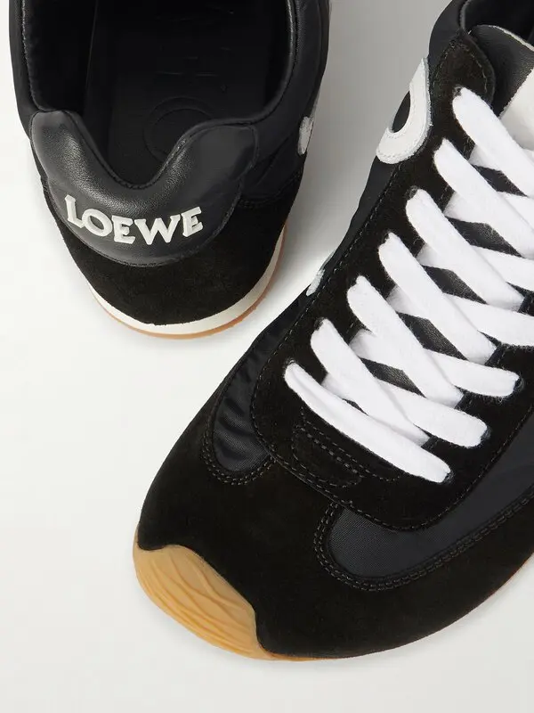 Loewe Ballet Runner 2.0 Logo-appliquéd Sneakers - Black
