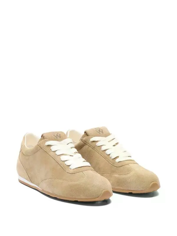 STUART WEITZMAN Suede Low Top Sneakers